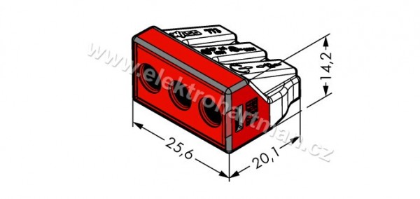 svorka WAGO 773-173 3x2,5-6 mm2